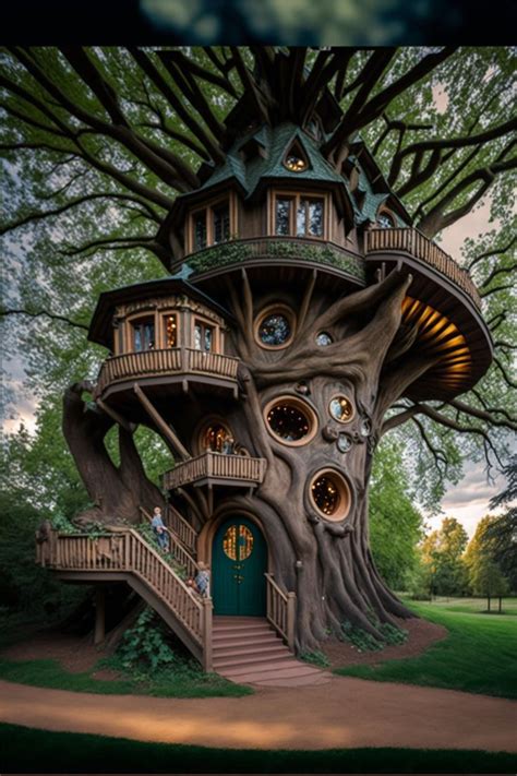 Beautiful Tree Houses Cool Tree Houses Unique Houses Fairy Houses Fantasy Rooms Fantasy