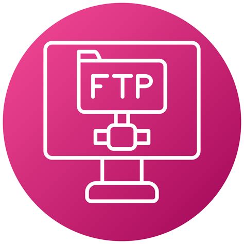 Ftp Protocol Icon Style 21528815 Vector Art At Vecteezy