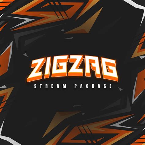 Zigzag Animated Twitch Overlay Hexeum