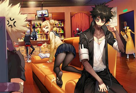 Wallpaper Boku No Hero Academia Himiko Toga Katsuki Bakugou Shigaraki Tomura Dabi