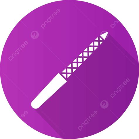 Nail File Flat Design Long Shadow Icon Drop Shadow File Spa Vector