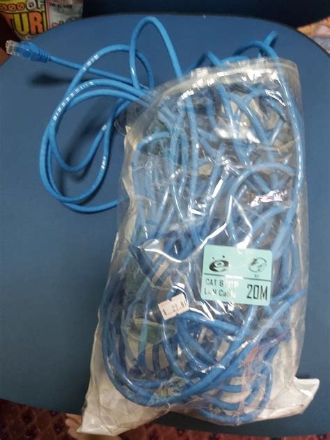 Meter Cat Lan Cable Computers Tech Parts Accessories Cables Adaptors On Carousell