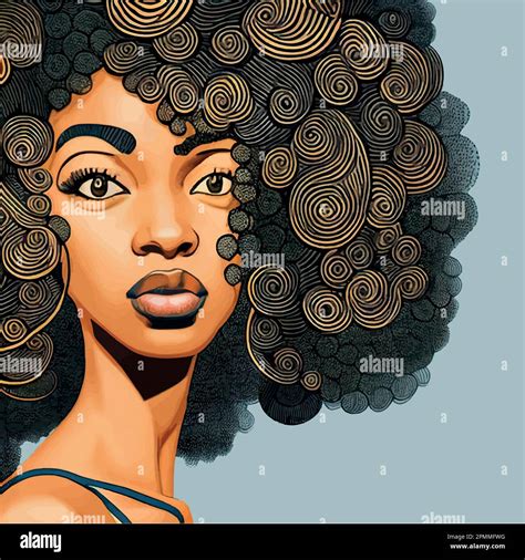 African American Girl Drawing