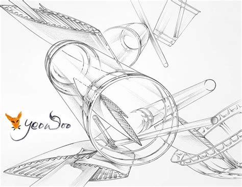 Yeowoo On Instagram “테이크아웃컵 컵홀더 빨대 주제부연출😆 테이크아웃컵 컵홀더 빨대 드로잉 Drawing 기초디자인 소재분석 형태 입시