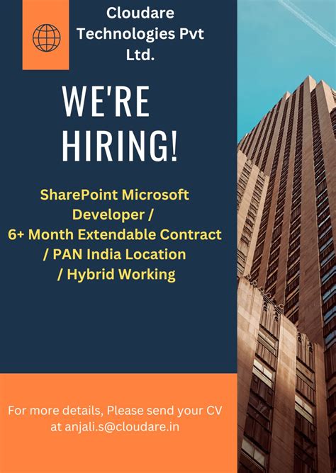 Hiring Sharepointdeveloper Sharepointdeveloperjob Azuread Anjali Sinha