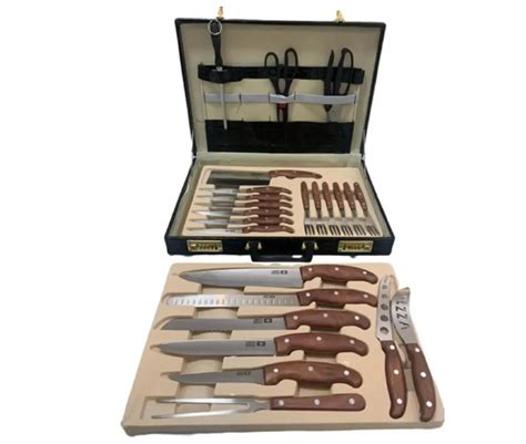 Kit Churrasco Cozinha Gril Chef 25 Peças Aço Inox Cutel Ofertinha Promoções