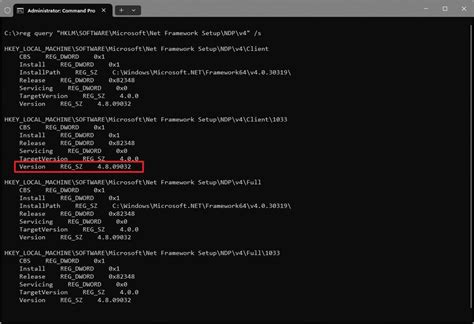 Check NET Framework Version On Windows And Windows Central