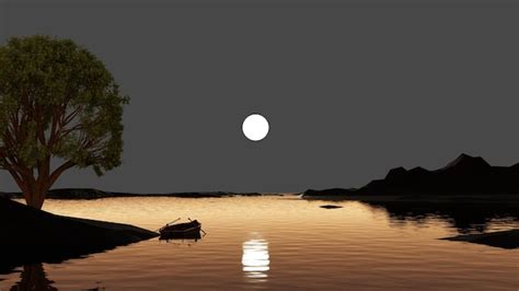 Premium Photo Sunset 3d Render Premium Photo Sunset 3d Render