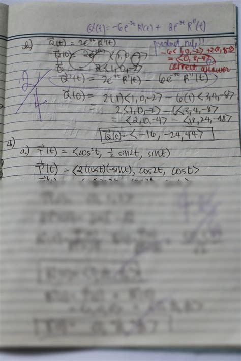 Solution Calculus Sample Problems With Answers Vector Operations