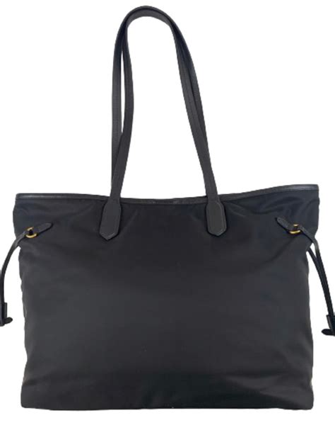 Prada Black Nylon Tote Bag The House Of Authentic