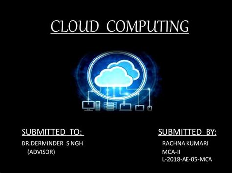 Cloud Computing Pptx Cloud Computing Internet