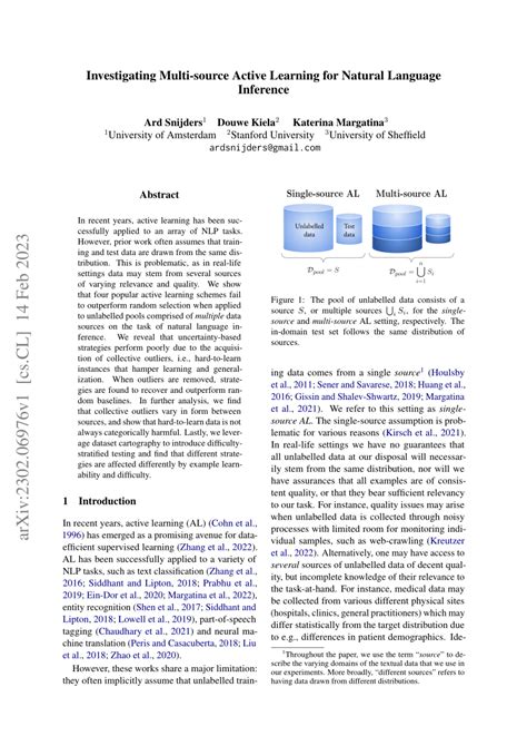 Pdf Investigating Multi Source Active Learning For Natural Language Inference