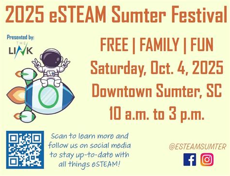 2025 Esteam Sumter Festival And Parade 133 S Main St Sumter Sc 29150