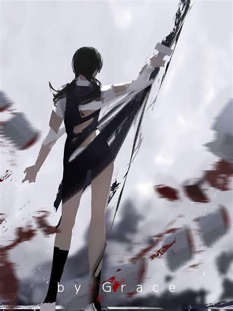 Mitaka Asa Chainsaw Man Drawn By Graceart Danbooru