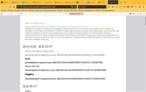 Recursive Sans Linear Displays To Thin In Pdf Files · Issue 518 · Arrowtyperecursive · Github