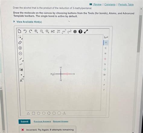 Solved Review Constants Periodic Table Draw The Alcohol That