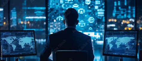 Capture An Advanced Cybersecurity System With Visual Representations Of Data Protection And