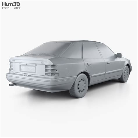 Ford Scorpio Хэтчбек 1991 3d модель Скачать Hatchback на