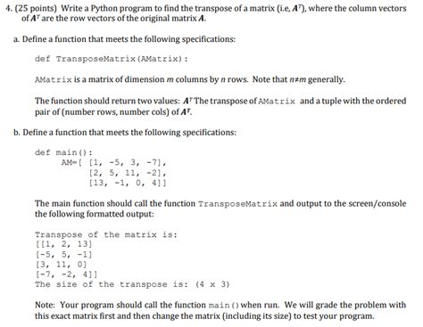 Solved 4 25 Points Write A Python Program To Find The