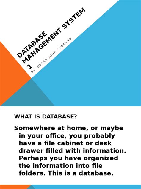 database management system pdf table database databases