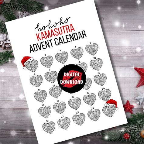Sexy Advent Calendar Sex Position Advent Calendar Naughty Adult