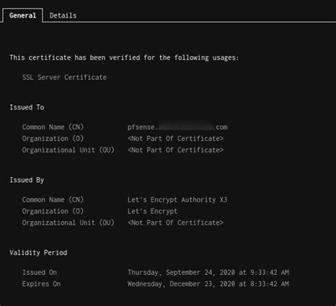 Lets Encrypt Cert For Pfsense Webui Netgate Forum