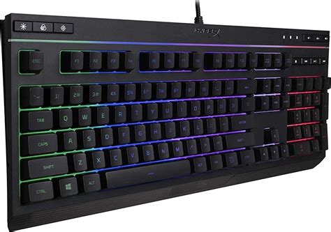Hyperx Alloy Core Rgb Membrane Gaming Keyboard Comfortable Quiet Silent Keys With Rgb Led