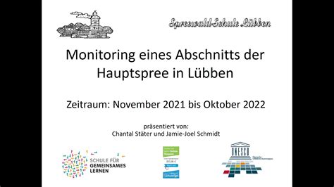 Monitoring Eines Abschnitts Der Hauptspree In Lübben Spreewald Schule