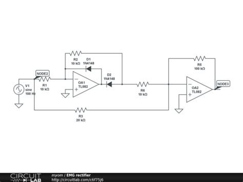 Emg Rectifier Circuitlab