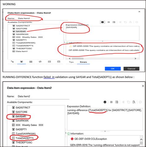 Running Difference Not Working Cognos 10 Business Intelligence