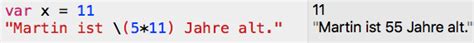 WERT String Interpolation Swift 2 Repetico
