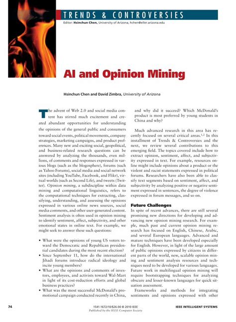 Pdf Ai And Opinion Mining Github Pages · Opinion Mining A