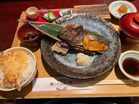 お魚定食。 風が吹いたら