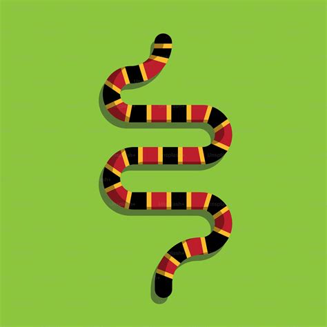 녹색 배경에 빨간색 검은색 및 노란색 뱀 벡터 Unsplash의 악의 이미지