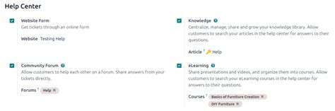 Help Center — Odoo Master Documentation