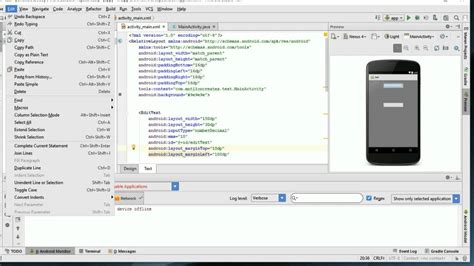 Part Android Studio Xml Layout For Android Calculator YouTube