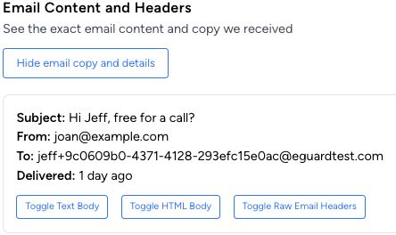 Email Tester EmailGuard