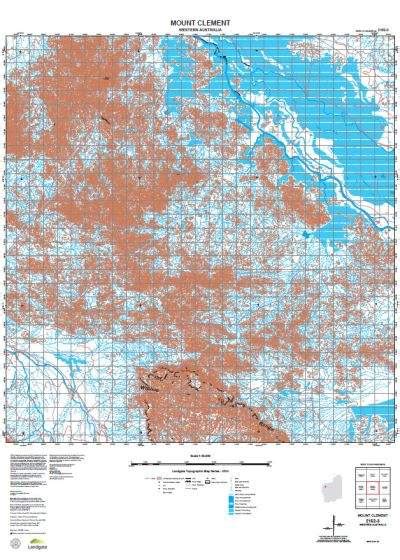 Buy 2152 3 Mount Clement Topographic Map By Landgate 2015 The Chart And Map Shop