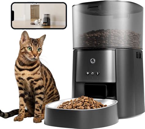 Automatic Cat Feeder With Camera 5gand24g Wifi Auto Cat Feeder Timed Cat Electric