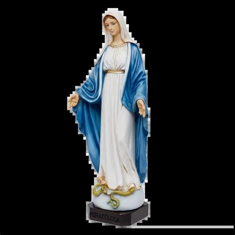 Resin Statue Of Our Lady Of The Miraculous Medal Santa Gloria