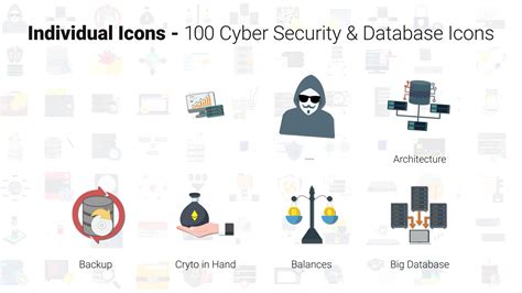 100 Cyber Security And Database Icons Videohive 29767048 Download Fast