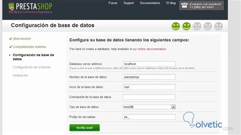 Instalar Base De Datos En Prestashop Solvetic