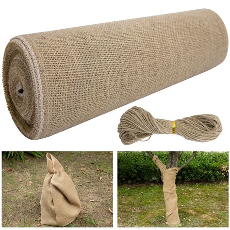 157in X 197ft Natural Burlap Tree Wrap Rolls Burlap