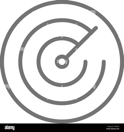 Radar Screen Radio Waves Detection System Gps Map Location
