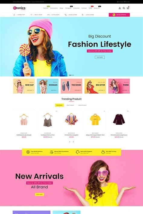 Cronics Multipurpose Store Shopify Theme Templatemonster Opencart Templates Opencart