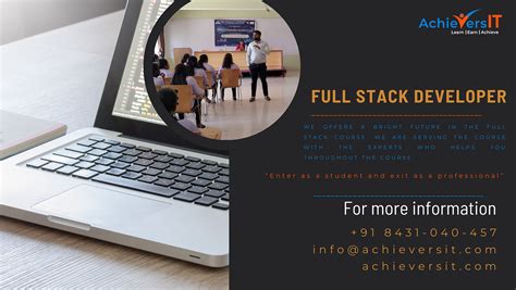 Full Stack Developer Course Your Path To Success In Bangalore With