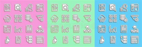 Set Line Search Engine Computer Network Filter Setting Network Cloud Connection Hierarchy