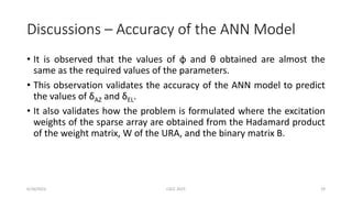 Synthesis Of A Sparse D Scanning Array Using Particle Swarm Optimization For Side Lobe