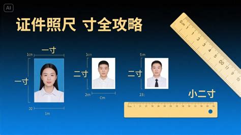 两寸证件照尺寸大小完整指南 报名照 考试证件照在线制作平台