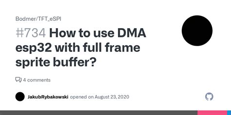 how to use dma esp32 with full frame sprite buffer · issue 734